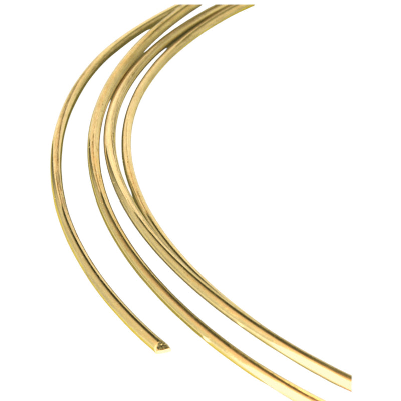 14K Yellow Gold Round Wire – Soft, Solid Gold | Multiple Gauges (10G-2
